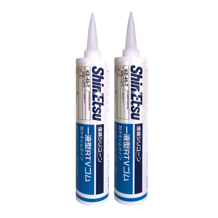 Shin-Etsu KE-45-T Transparent RTV Silicone Sealant – Neutral Cure